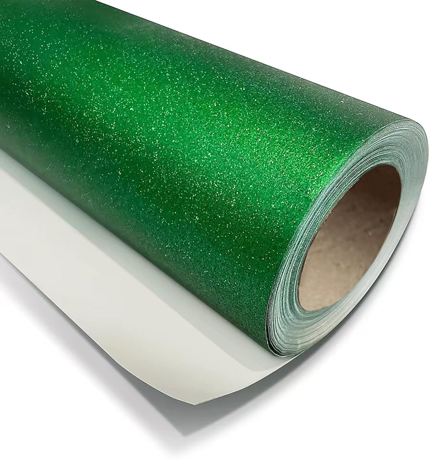 Amazon.com: Blavermant Wrapping Paper Green Glitter Mini Roll - 17" x ...