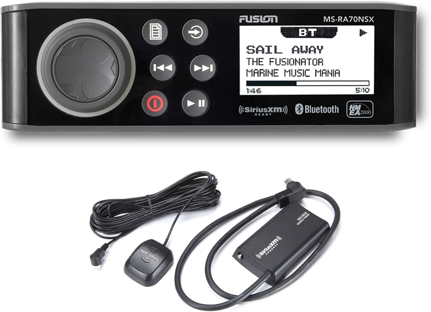 Amazon.com: Garmin Fusion MS-RA70NSX Marine Radio Receiver with ...