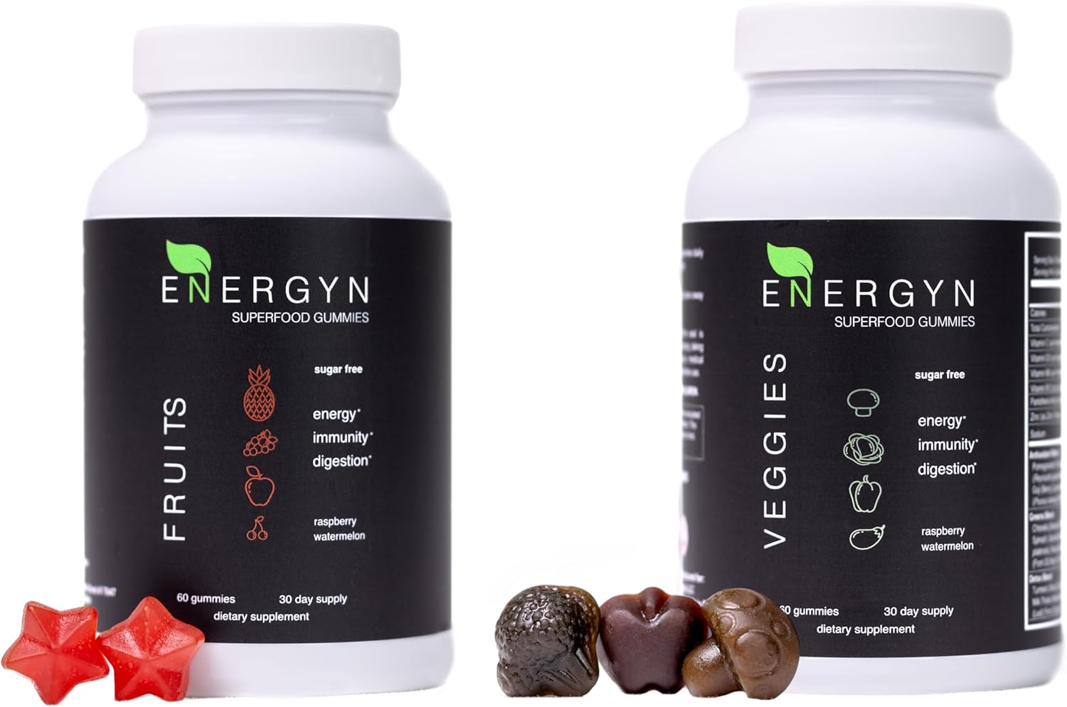 Amazon.com: Energyn Fruit and Veggie Superfood Gummies : Health & Household