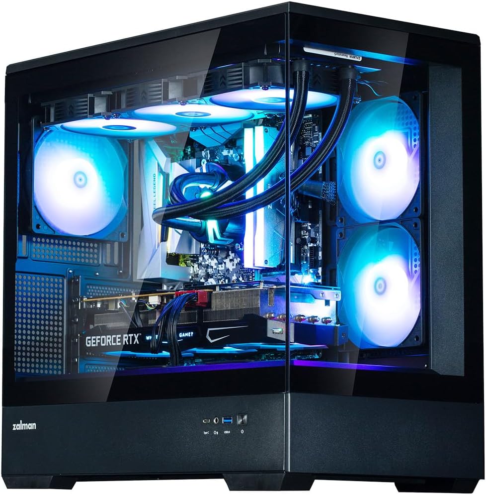 Amazon.com: Cooler Master QUBE 500 Flatpack High Airflow Gaming ATX PC ...
