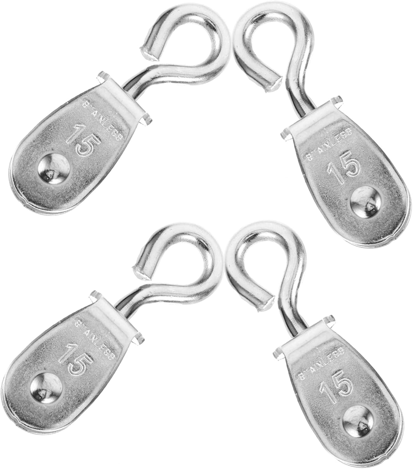 Housoutil Miniature Lifting Pulley System Cable Pulley Wheel Smooth ...