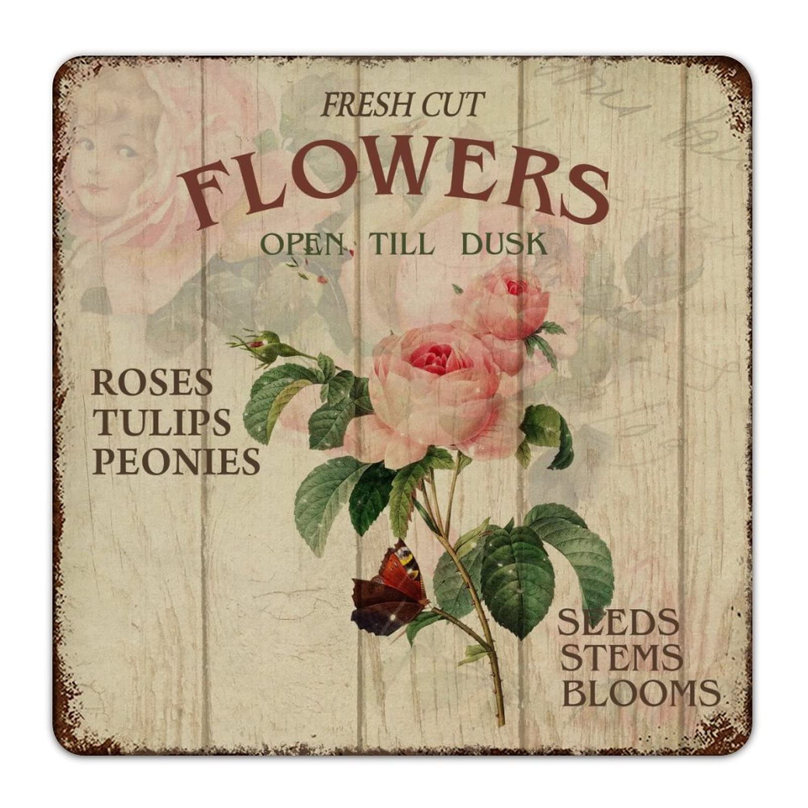 Rustic Metal Rose