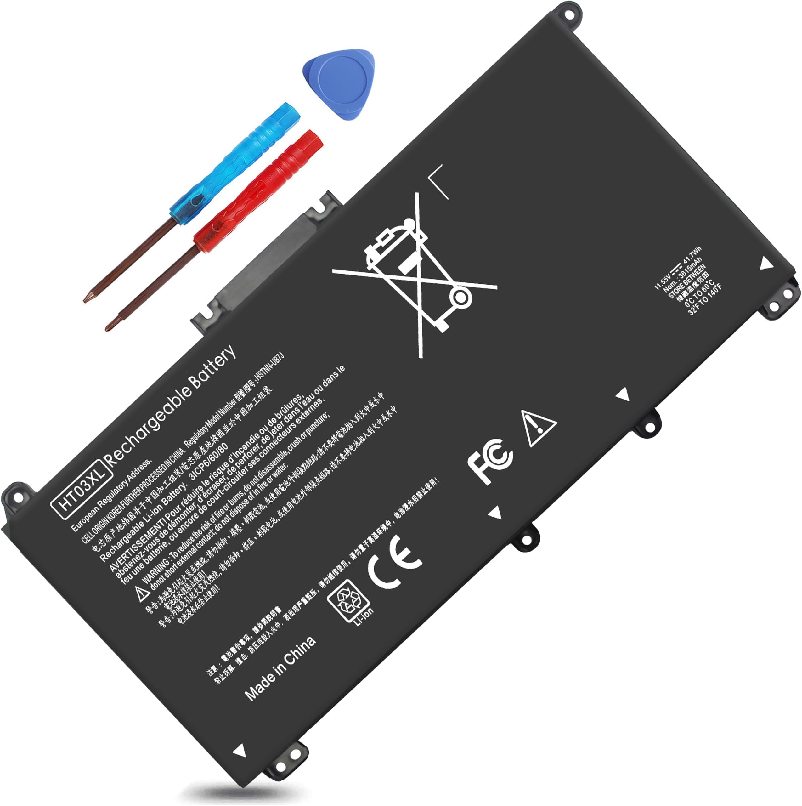 Amazon.com: BM04XL BM04 Laptop Battery for HP EliteBook X360 1030 G3 G4 ...