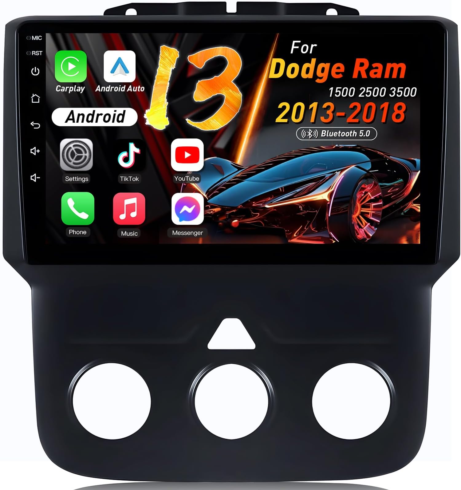 Amazon.com: 5GWiFi Upgrade Car Stereo Radio for Dodge Ram 1500 2500 ...