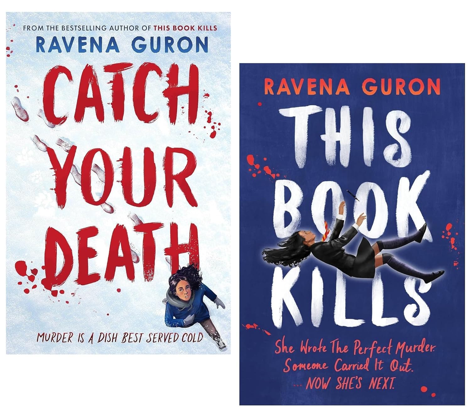 Ravena Guron 2 Books Collection Set (This Book Kills & Catch Your Death ...