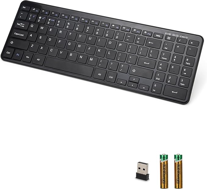 Amazon.com: Awaygerous Wireless Bluetooth Keyboard, Universal Multi ...