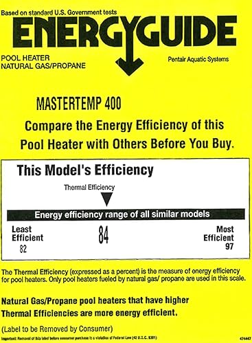 Amazon.com : Pentair 460737 MasterTemp High Performance Eco-Friendly ...