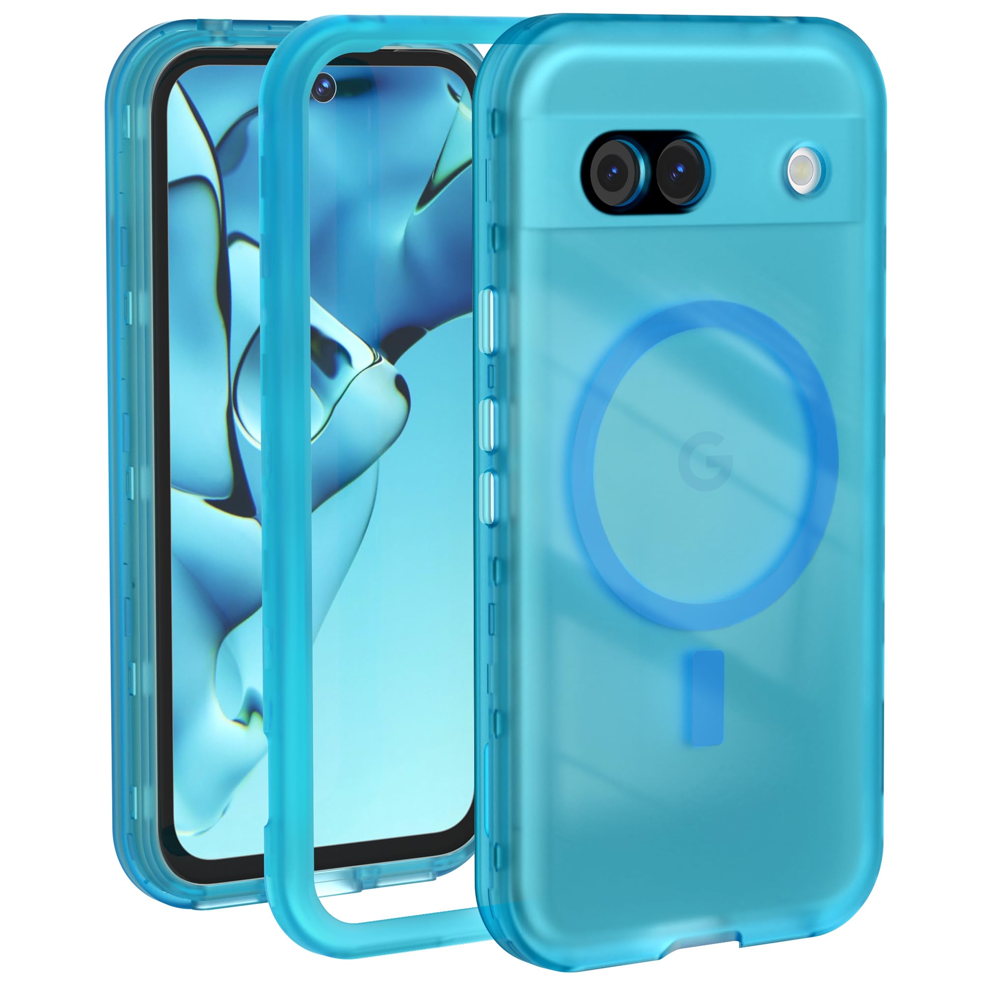 Amazon.com: ANNSD for Google Pixel 8a Case, Magnetic Shockproof Pixel ...