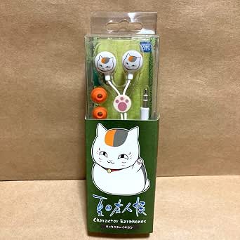 Amazon.co.jp: Natsume's Book of Friends Nyanko-sensei Stereo Earphones ...