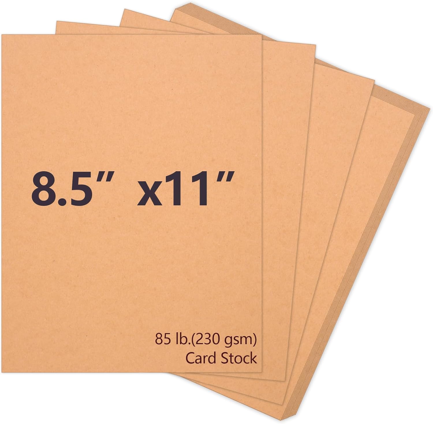 Amazon.com : Joyberg Brown Cardstock 8.5 x 11, 230gsm Cover Cardstock ...