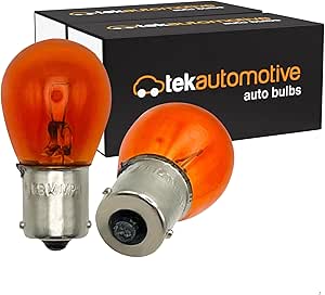 Tek Automotive 581 PY21W Car Bulb – Indicator Bulbs 12V 21W BAU15S, Orange | PY21W Bulbs for ...