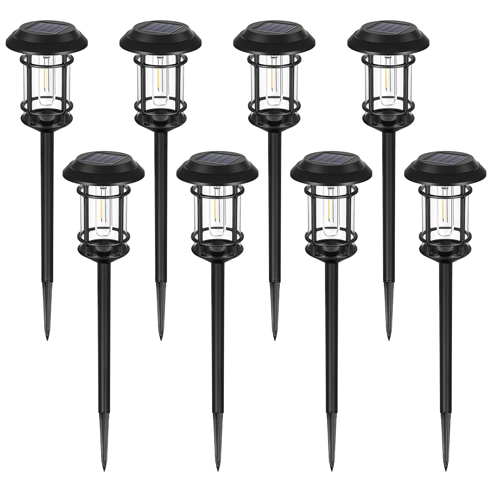 Snapklik.com : SUNNYPARK Solar Pathway Lights Outdoor, 8 PK Bright ...