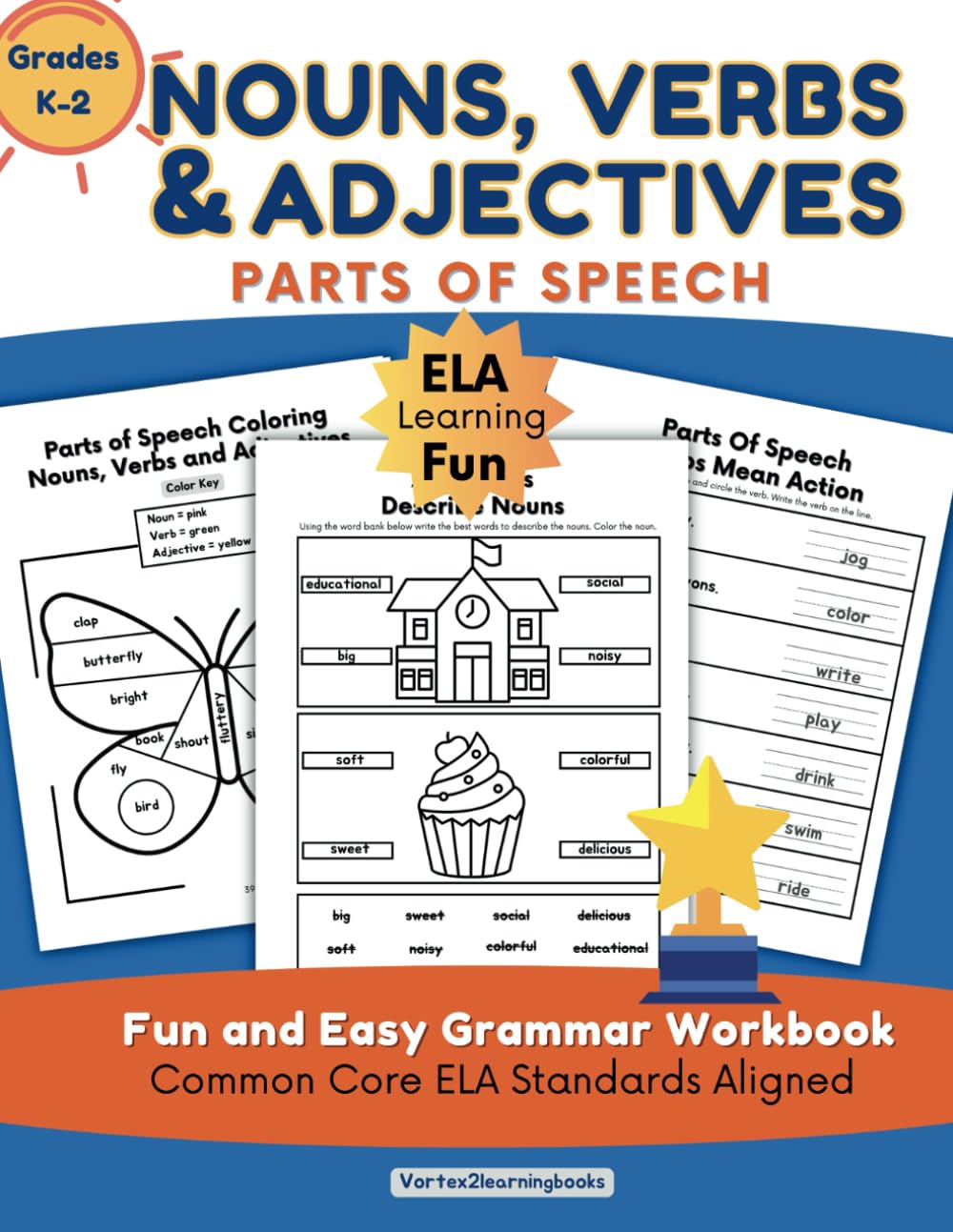 Nouns, Verbs, and Adjectives: Parts of Speech - Fun and Easy Grammar ...