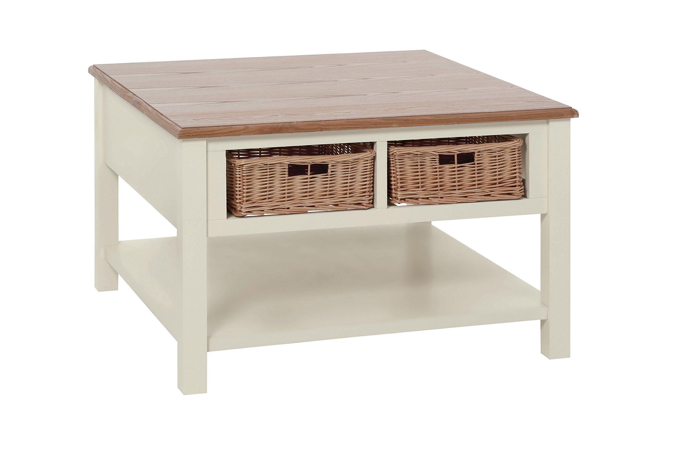 Premier Housewares Dorset Coffee Table, Wood - Cream : Amazon.co.uk: Home & Kitchen