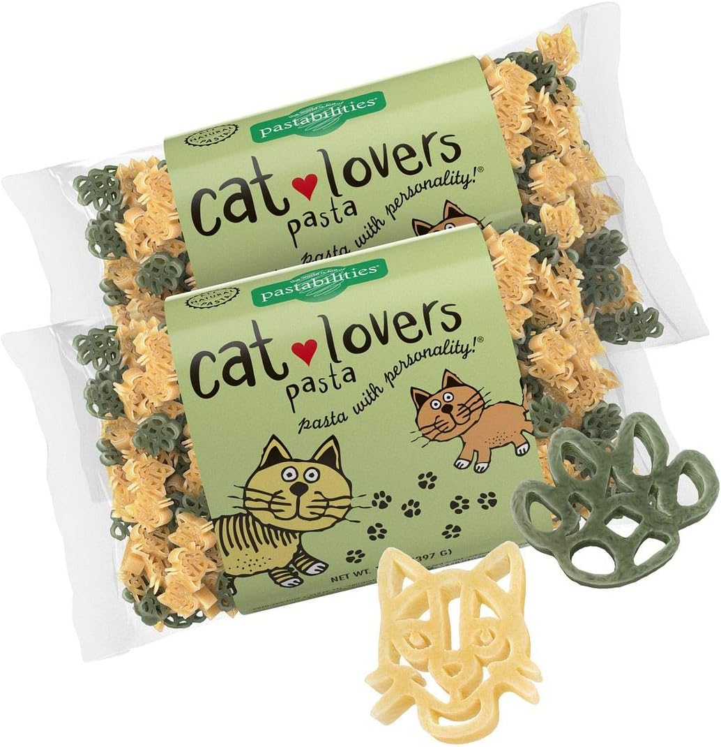 Amazon.com : Pastabilities Fun Shaped Pasta for Kids - Cat Lovers Pasta ...