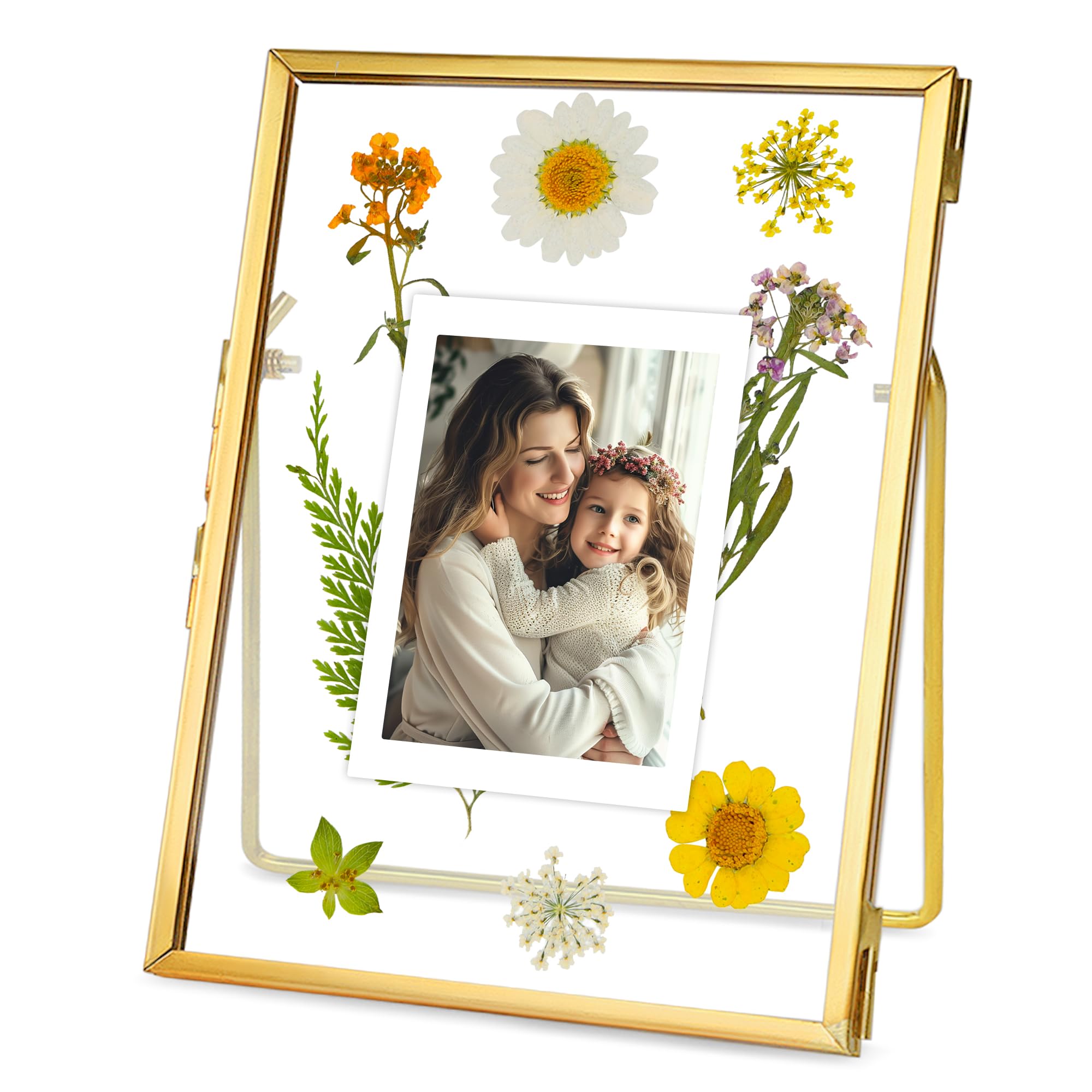 Amazon.com - GeekLeaf Glass frame for pressed flowers Handmade, Hanging ...