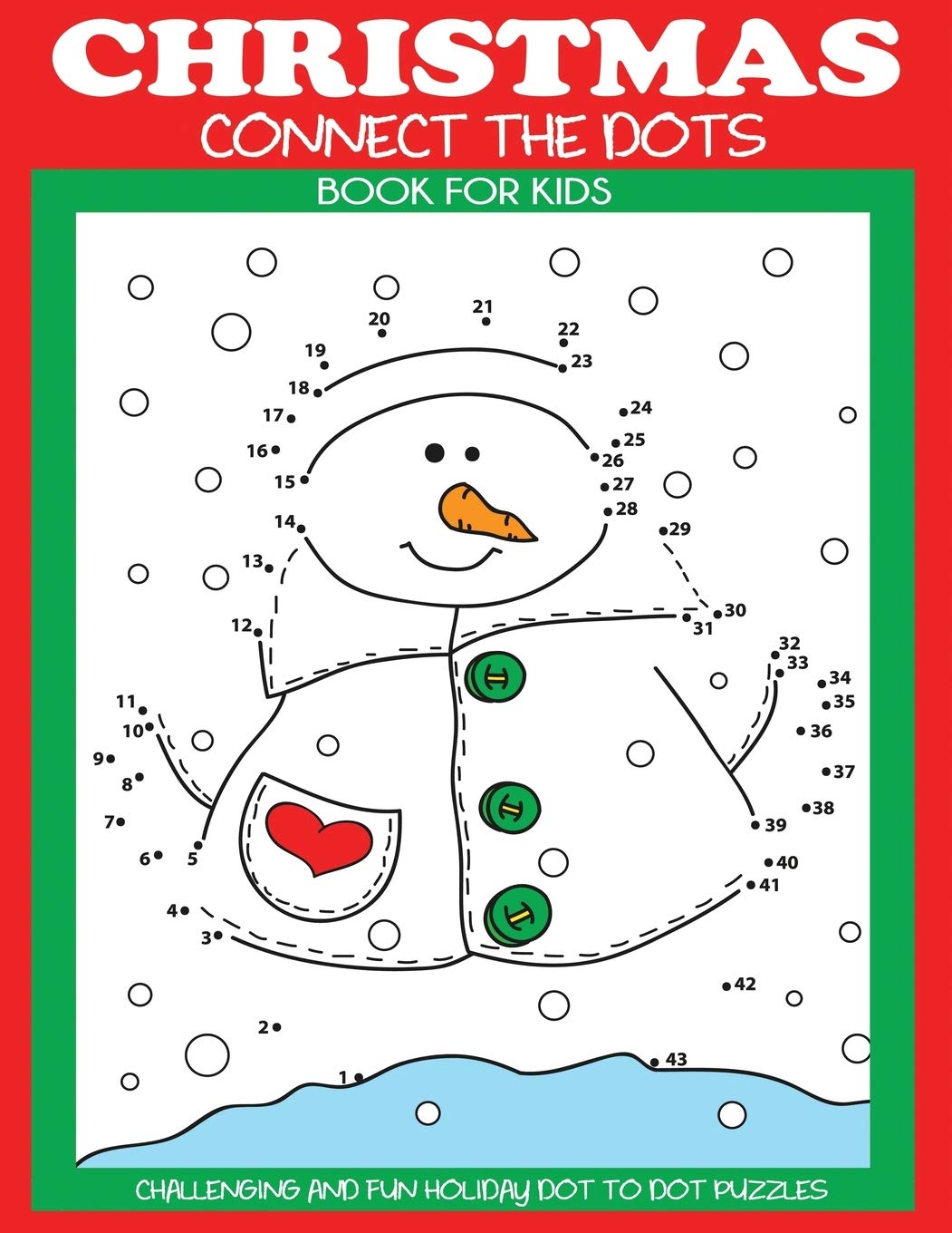 Christmas Connect the Dots Book for Kids: Challenging and Fun Holiday ...