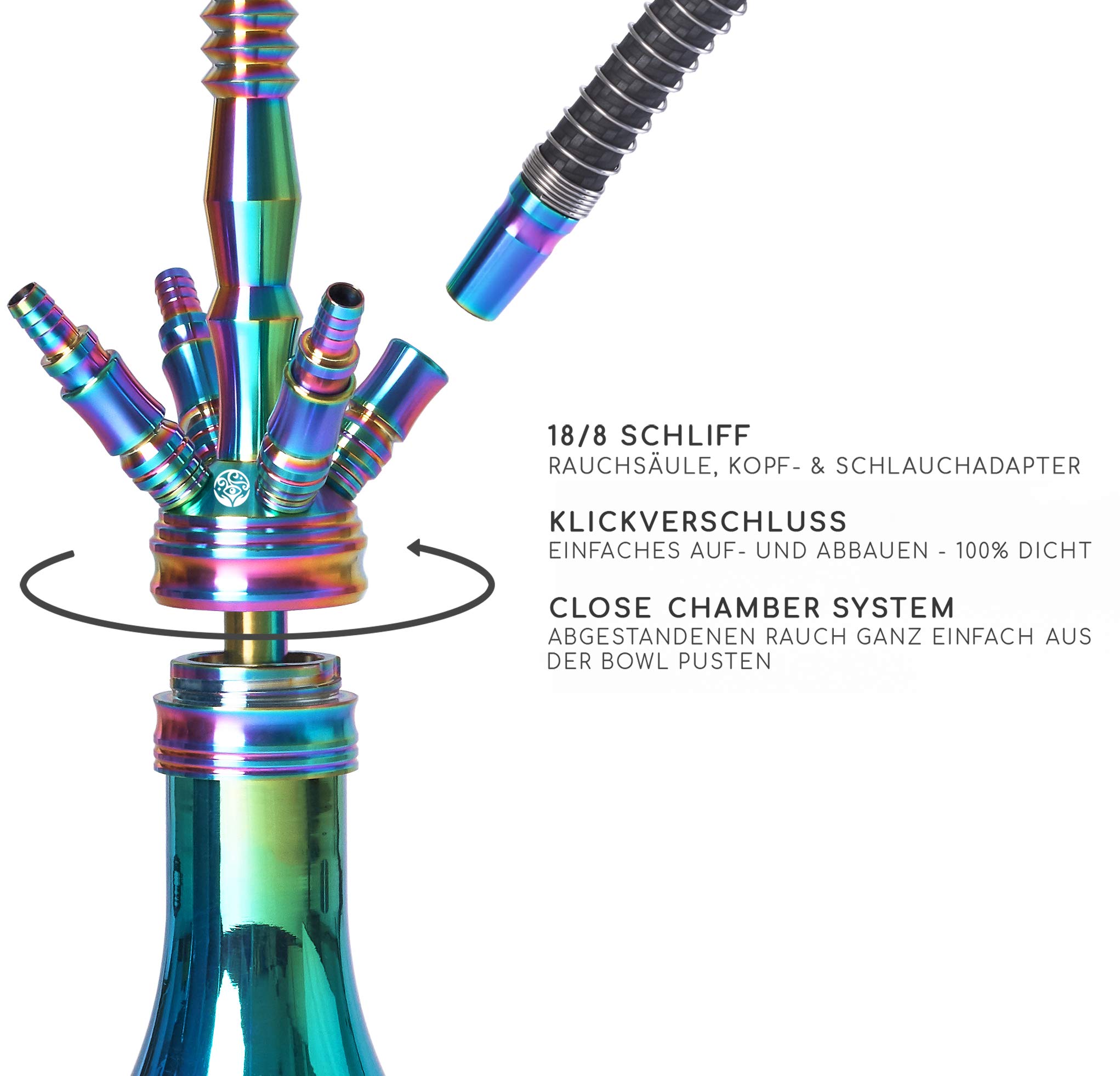 Rainbow Hookah Buy Cocoyaya Kaka Hookah (Conquer Series) Rainbow