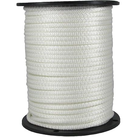 3/8 inch Black Dacron Polyester Rope - 250 Foot Spool | Solid Braid ...