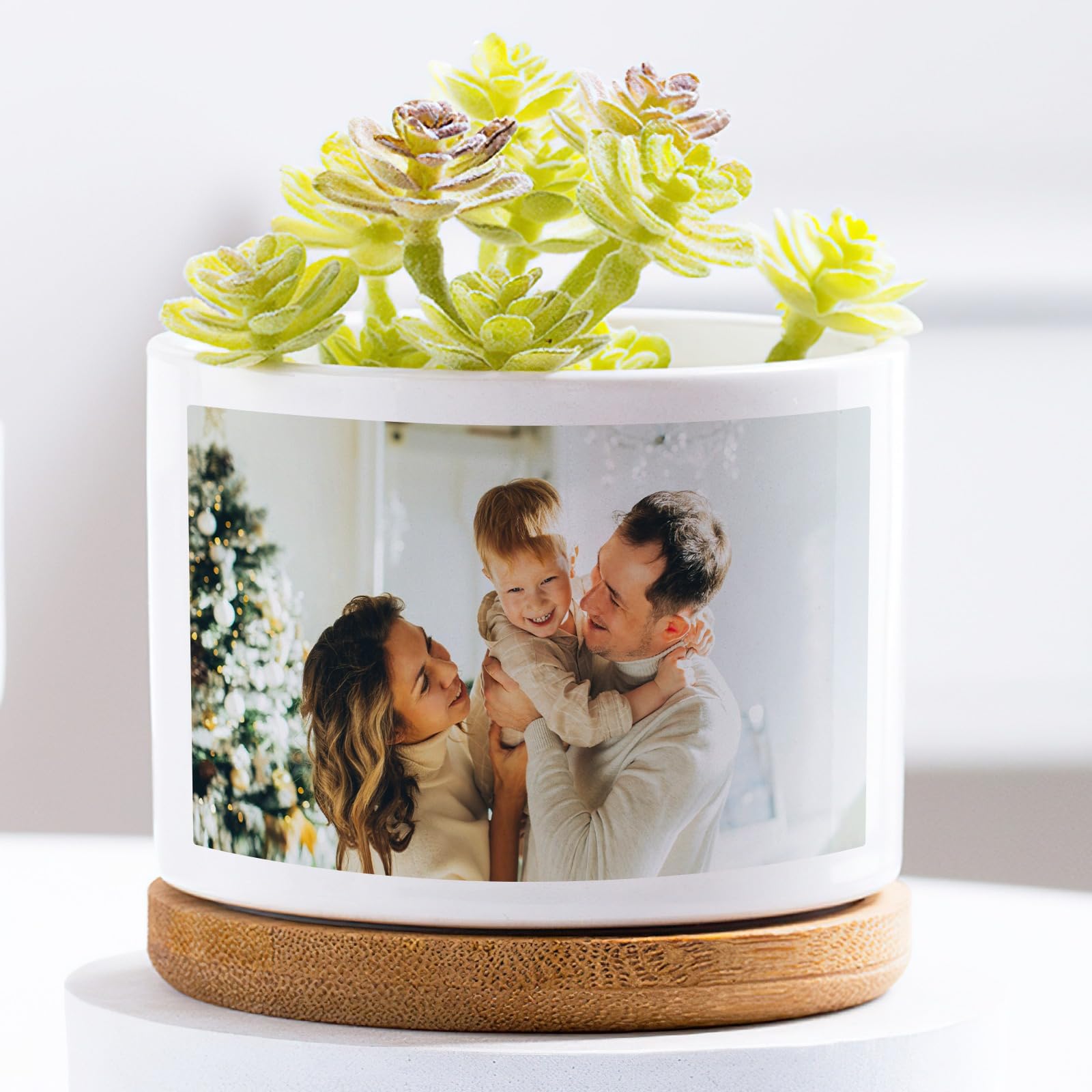 Amazon.com: YXJOYLE Personalized Planter Pots,Custom Flower Pots with ...