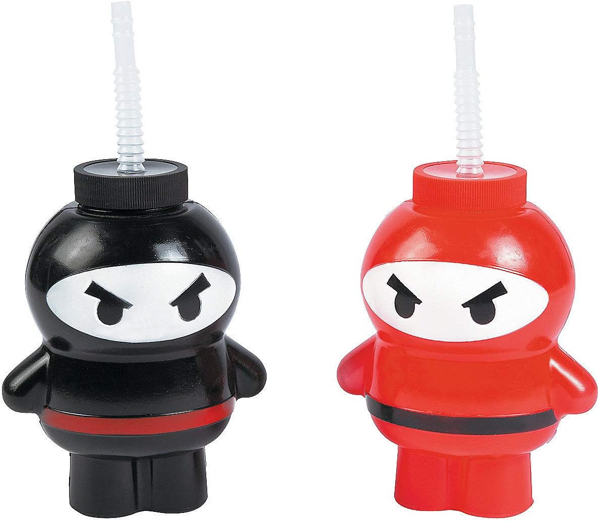 Amazon.com: Fun Express 12 Pieces Strawberry Molded Cups with Lids ...