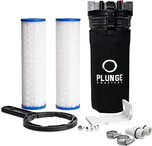 Amazon.com: Cold Plunge Filter System with 10" Housing, 3/4" Ports, 2x ...
