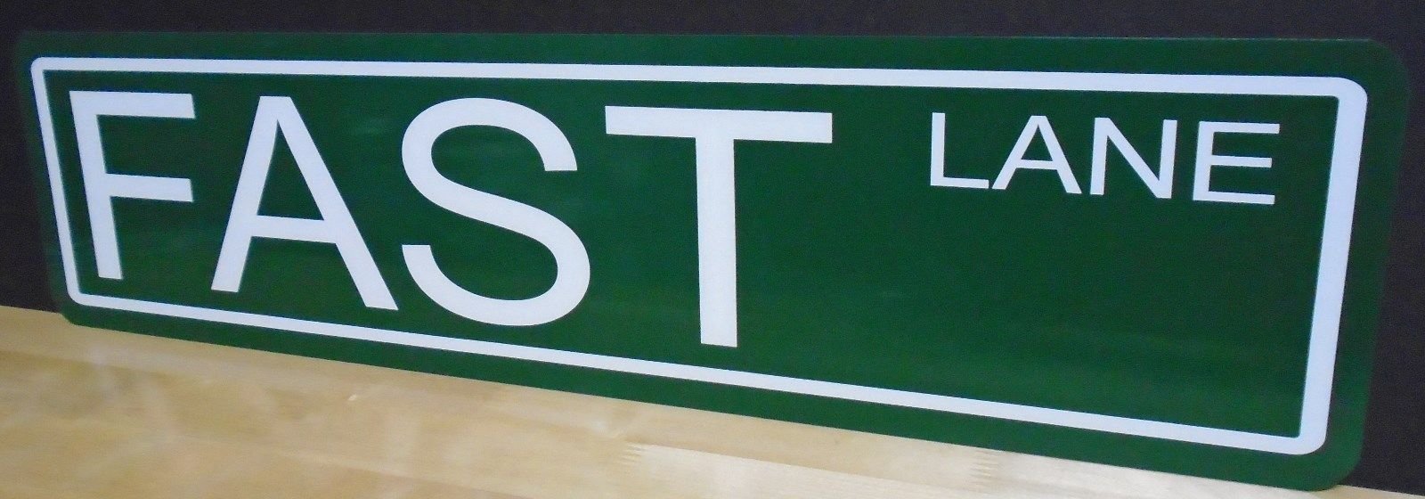 Amazon.com: FAST LANE METAL STREET SIGN 6 x 24 SPEED DRAG RACING HOT ...