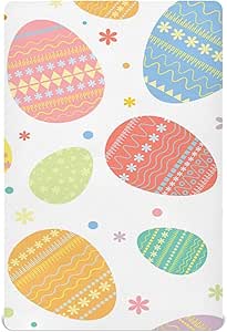 Amazon.com: FJDENG Easter Crib Sheets for Boys Girls,Breathable Skin ...