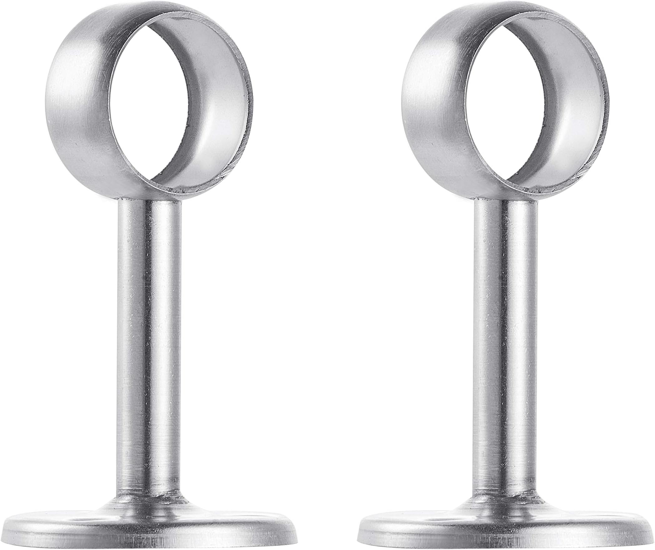 Closet Pole Sockets, 304 Stainless Steel Wardrobe Rail Supports 25mm ...
