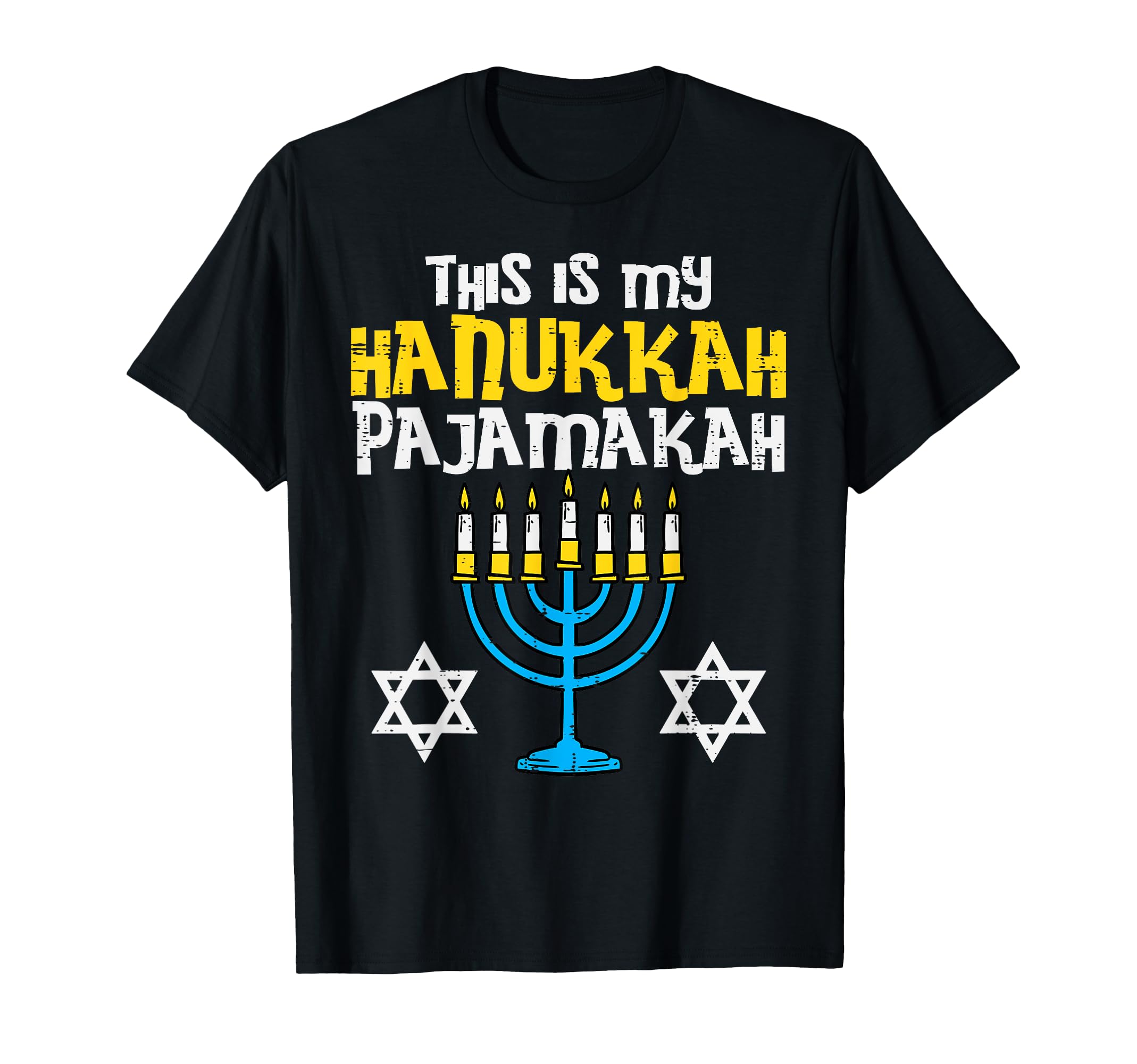 Amazon.com: This Is My Hanukkah Pajamakah Menorah Chanukah Pajamas PJs ...