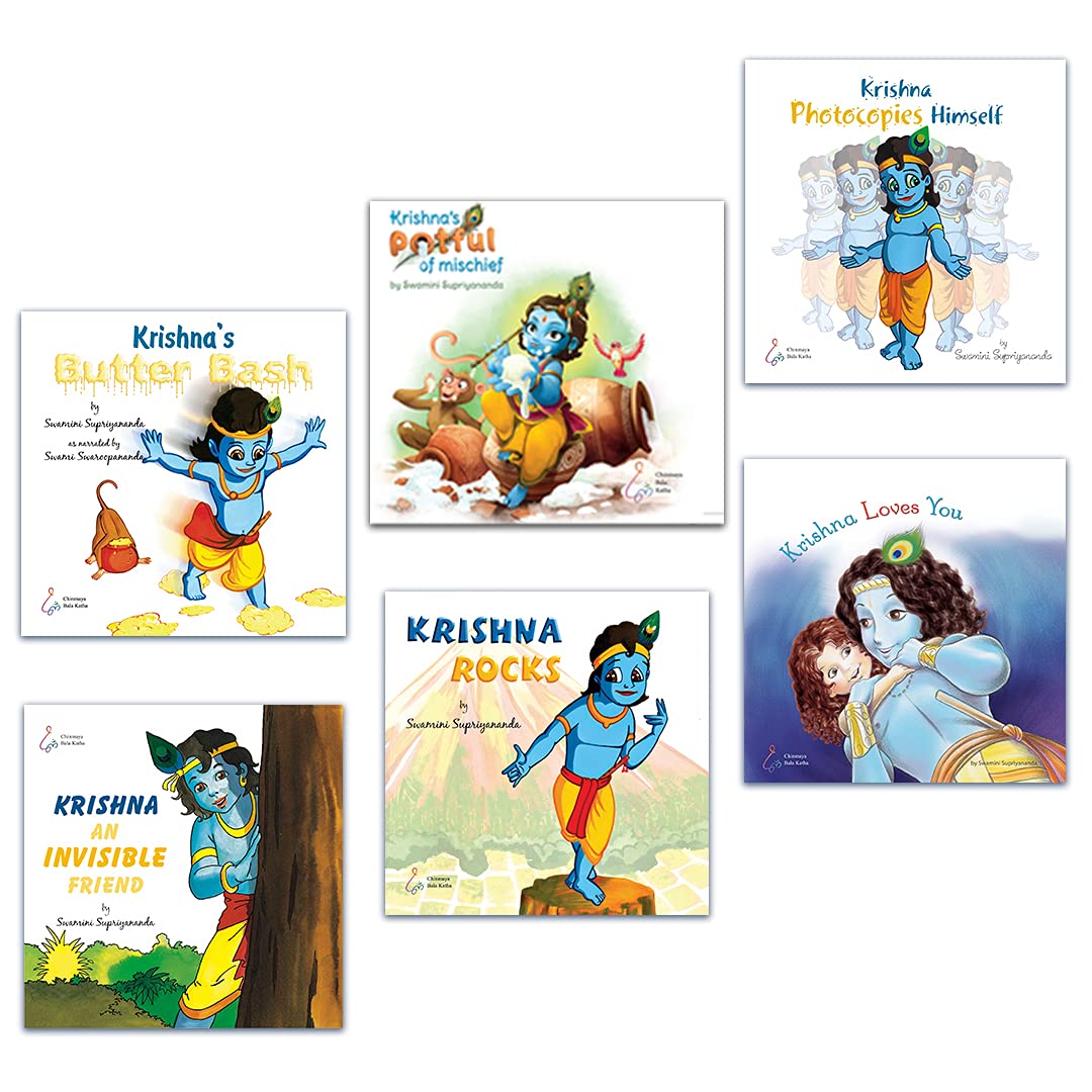 Buy Chinmaya Mission - Lord Krishna Series (Pack of 6) | Perfect Gift ...