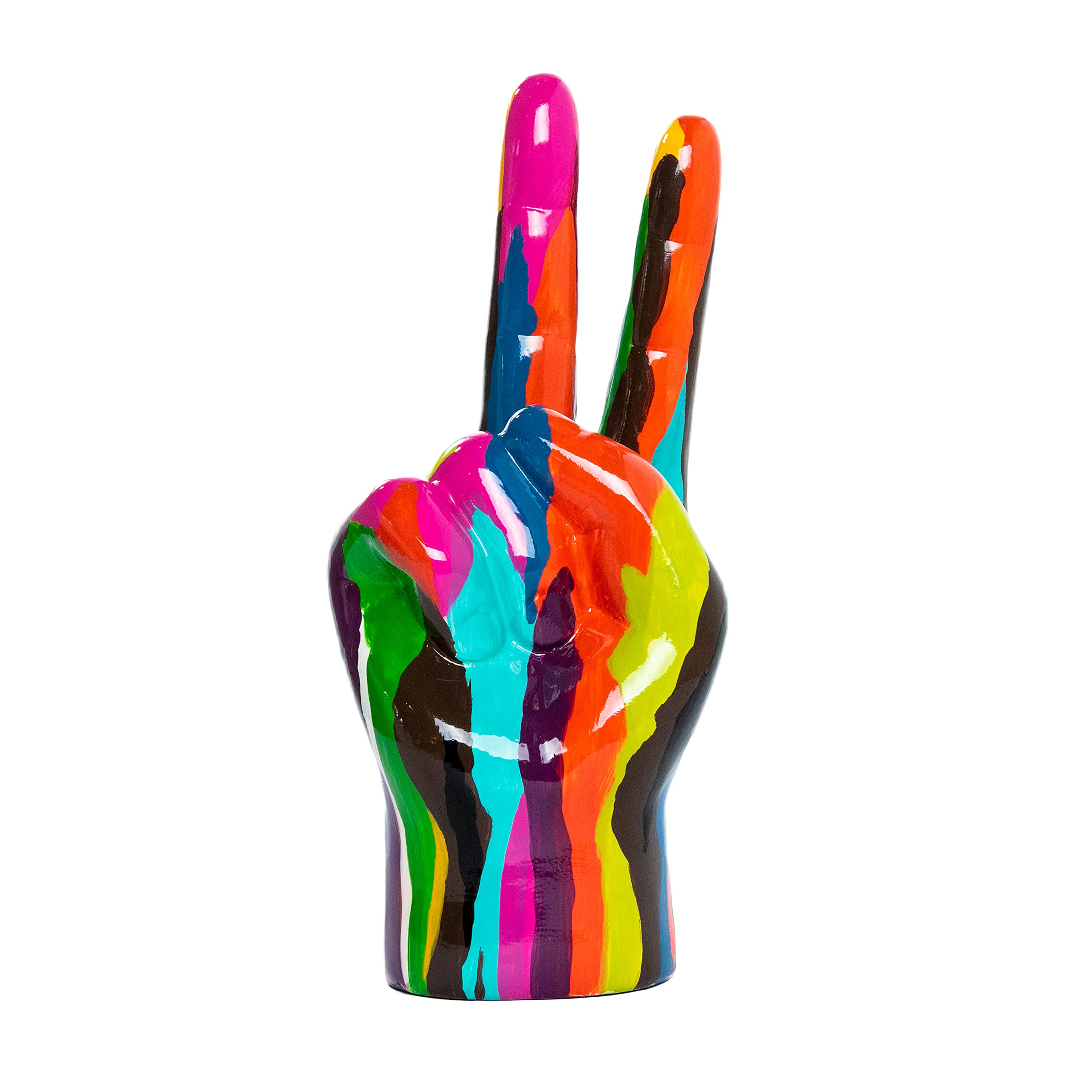 Rainbow Colored Peace Signs