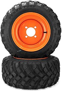 Amazon.com : MowerPartsGroup (2) Versa Turf Tire Assemblies 18x8.50-10 Fits Kubota BX Series ...