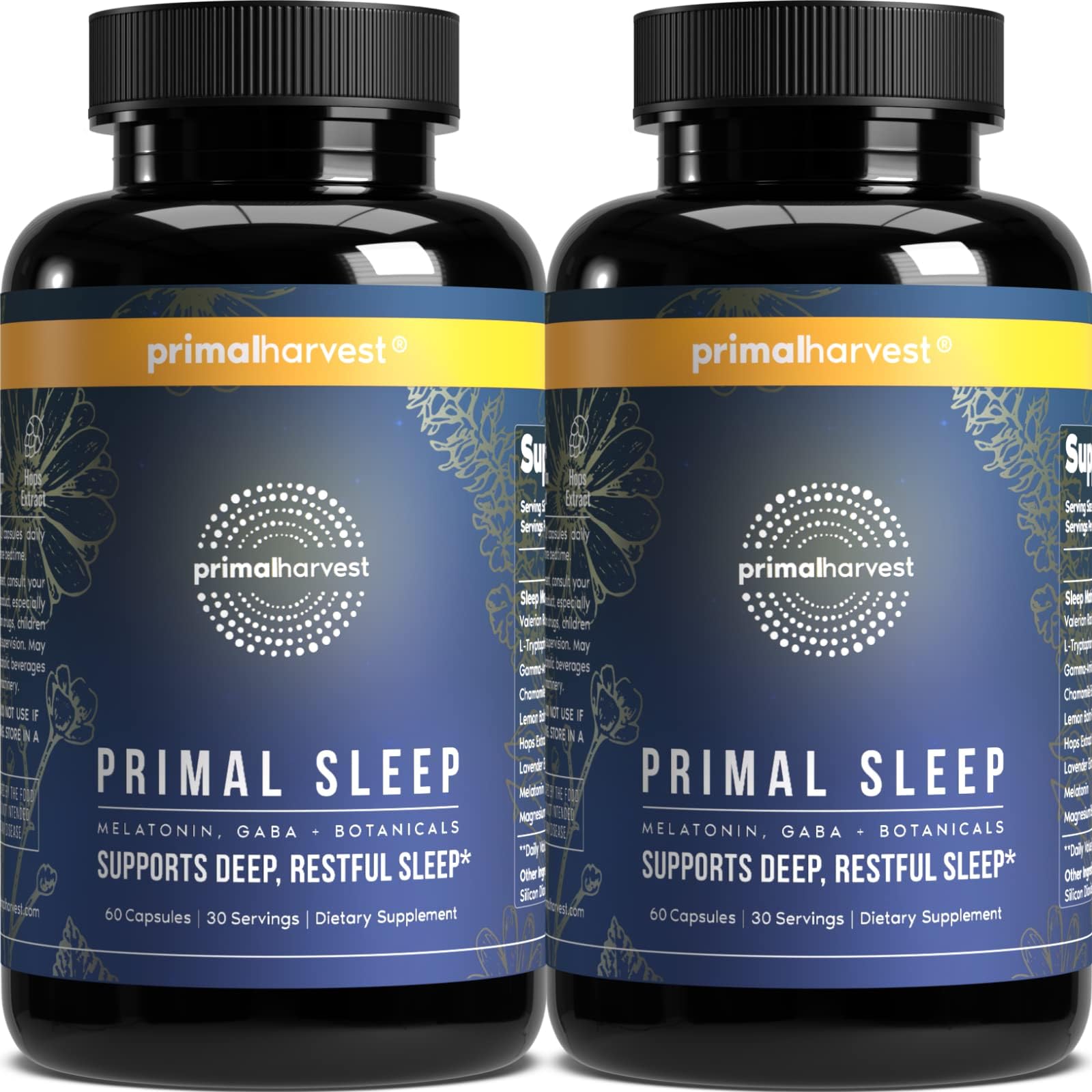 Amazon.com: Primal Harvest 2 Pack, Primal Sleep, 120 Capsules with ...