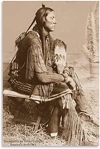 Amazon.com: AAHARYA Quanah Parker Poster Comanche Nation Chief Portrait ...