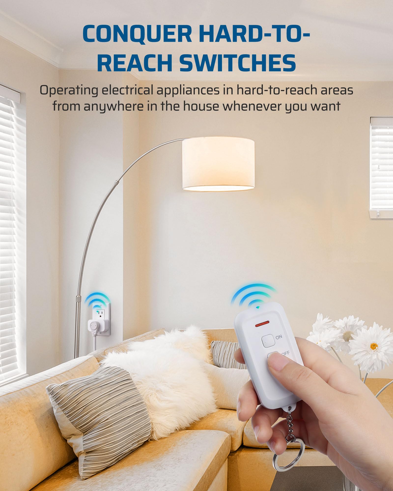 Snapklik.com : Indoor Remote Control Outlet, Wireless Remote Light ...