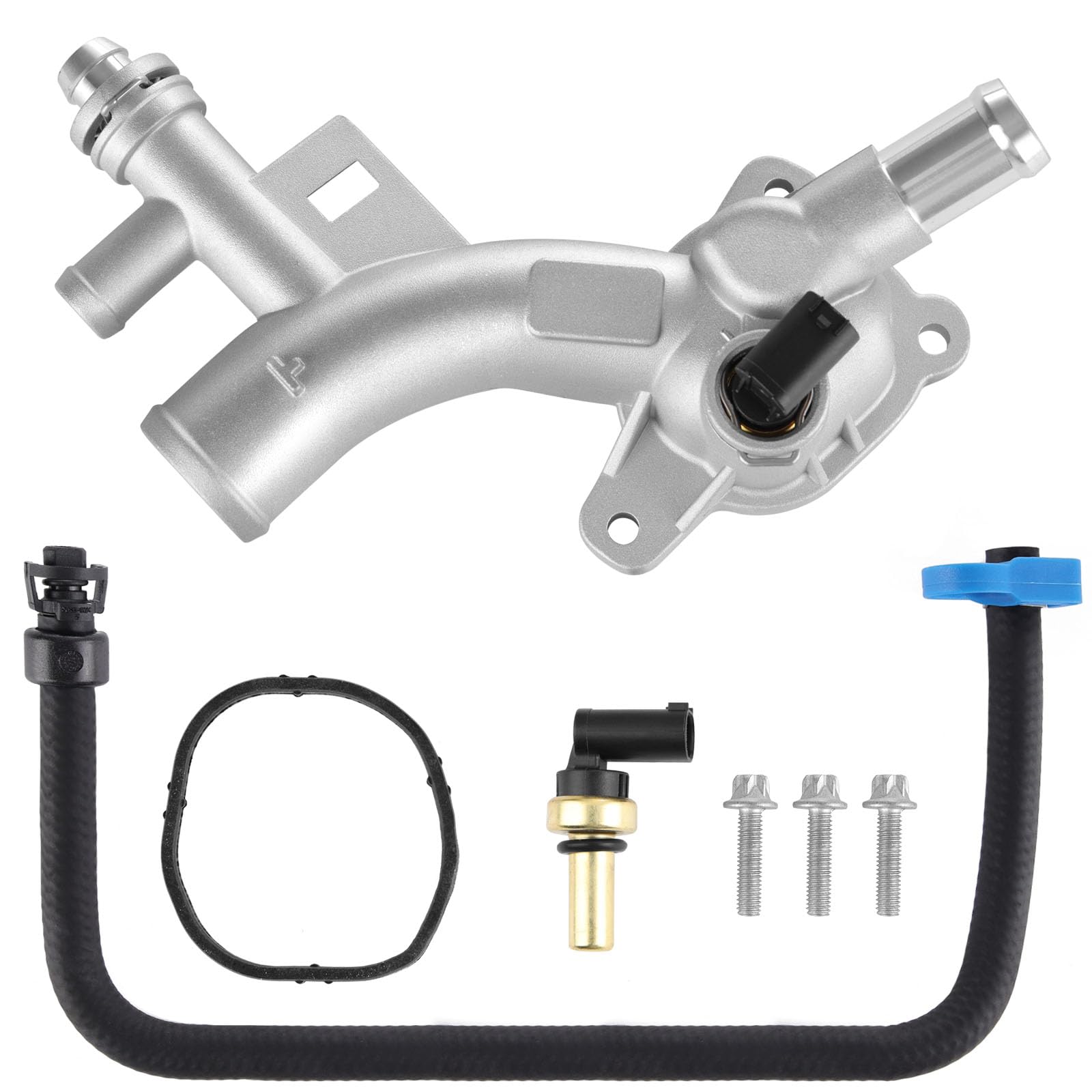 Snapklik.com : RUPSE Engine Coolant Water Outlet Kit, Aluminum Water ...