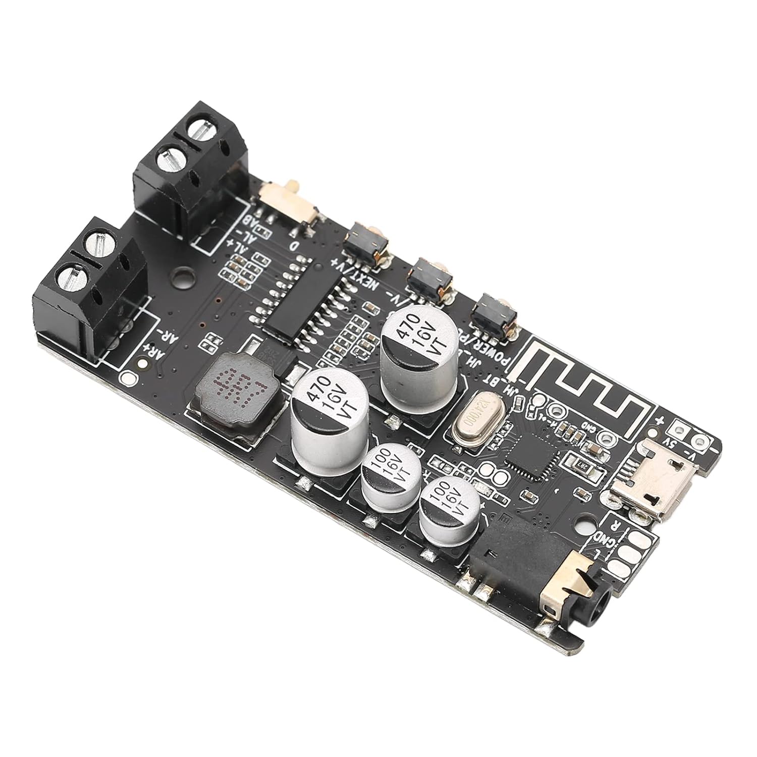 DIY Receiver Module, Powerful Practical Power Amplifier Module 2x5W AB ...