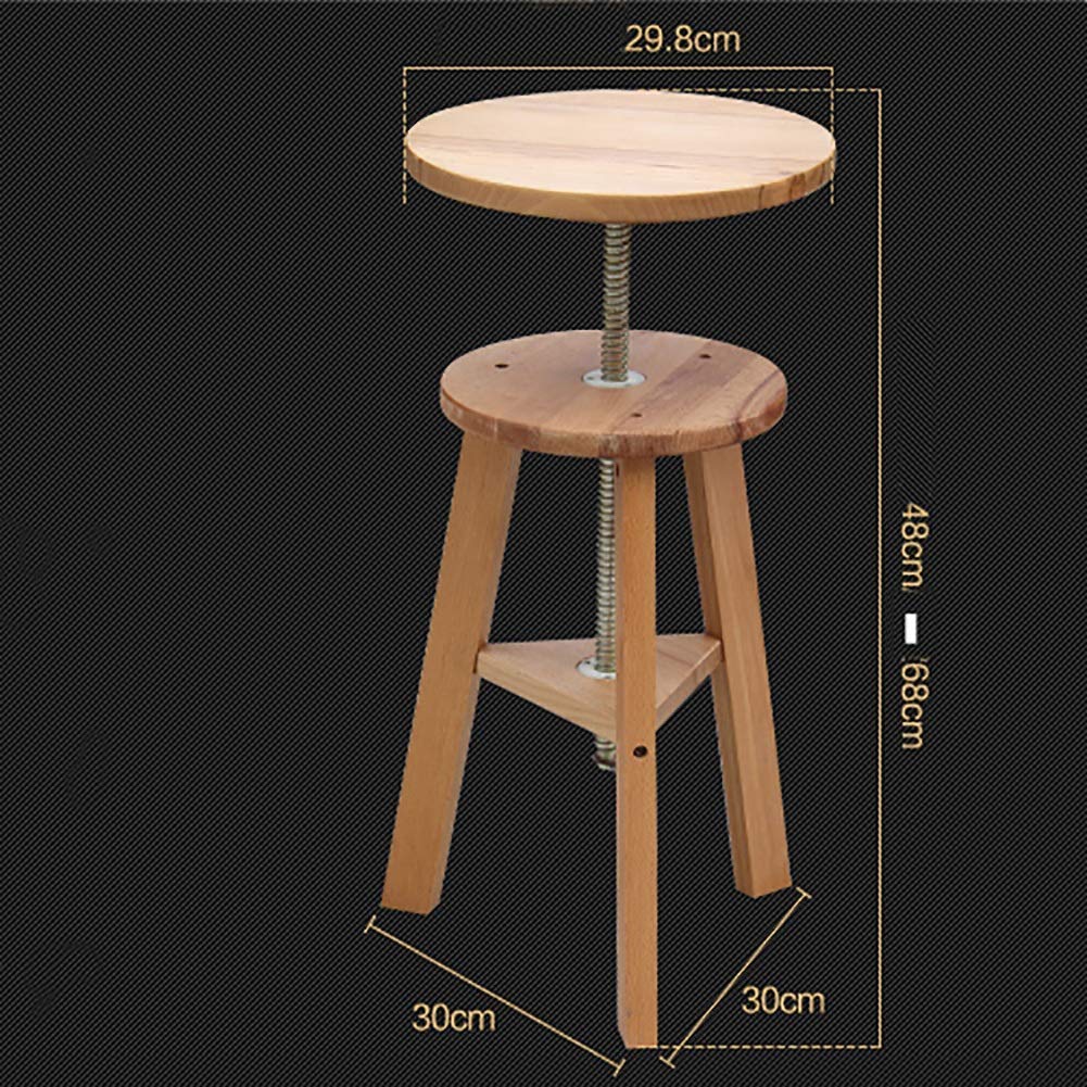 Buy ZLL Wooden Drawing Rack,Easel-Round Liftable Painting Stool Wooden ...