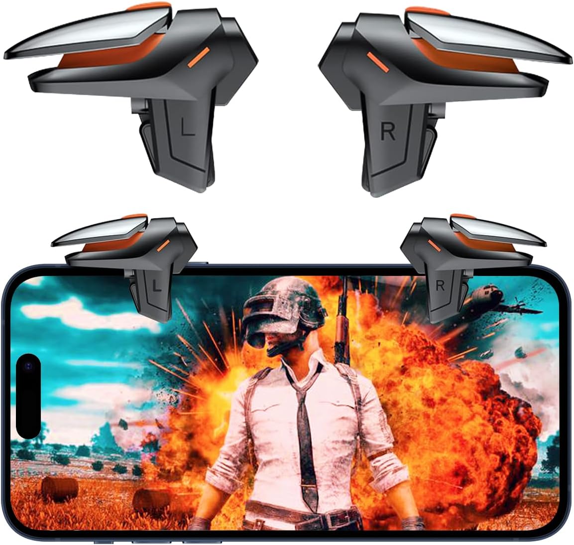 Amazon.com: 4 Trigger Mobile Game Controller with Cooling Fan for PUBG ...