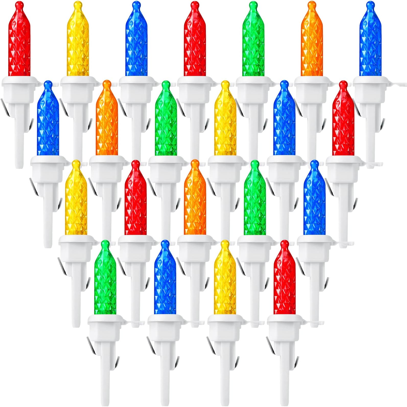 Honoson 120 Pieces LED Replacement Christmas Bulb 3v Waterproof LED ...