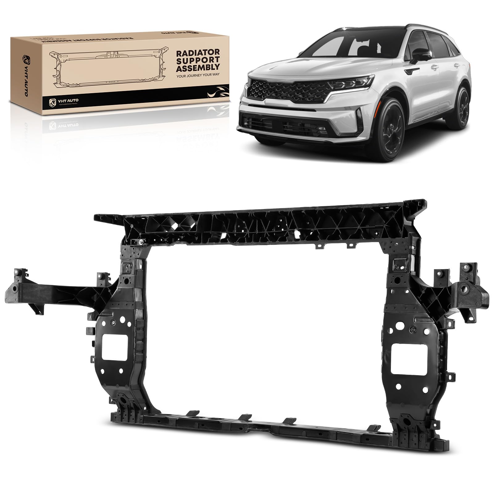 Amazon.com: YHTAUTO Radiator Support Bracket Compatible with Kia ...