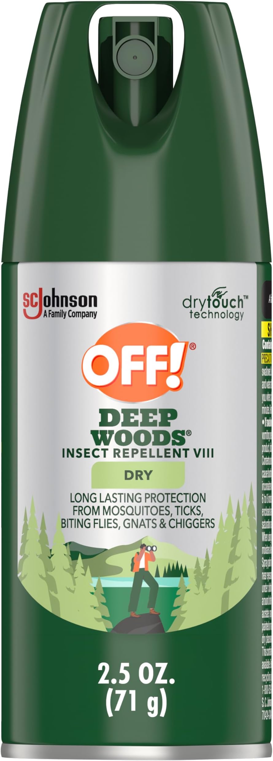Amazon.com: OFF! Clean Feel Insect Repellent Aerosol with 20% Picaridin ...