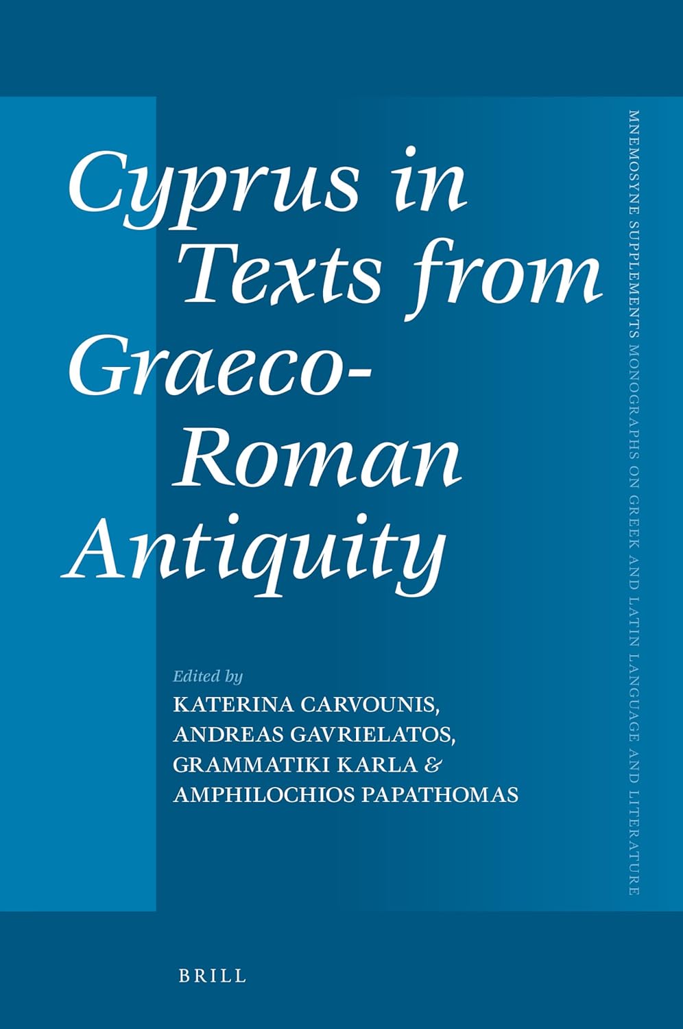 Amazon | Cyprus in Texts from Graeco-Roman Antiquity (Mnemosyne ...