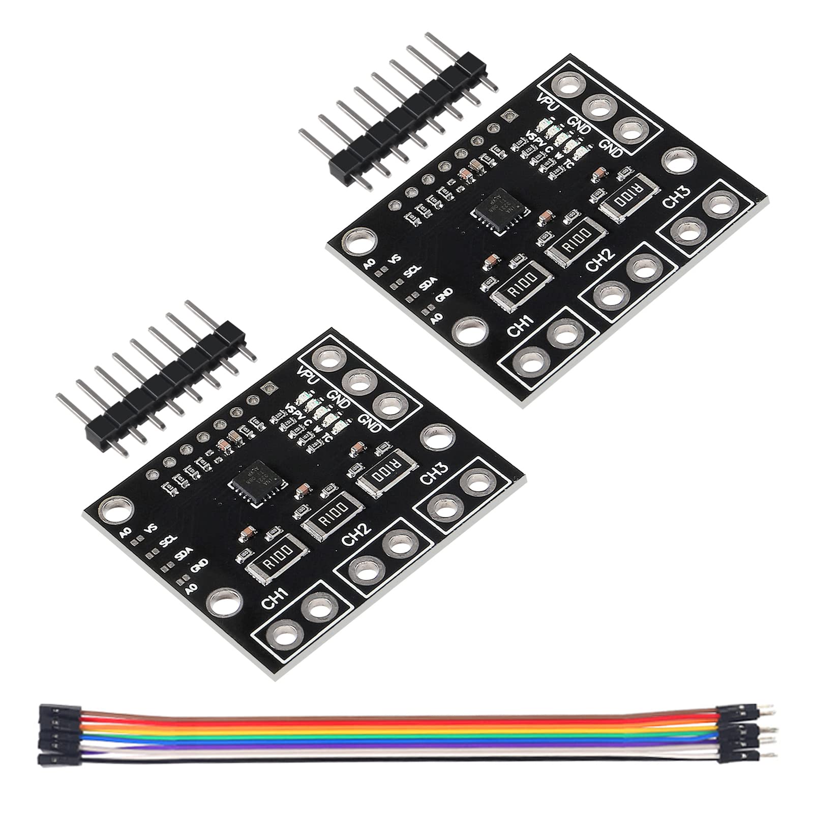 Snapklik.com : DIANN 2pcs I2C INA3221 Triple-Channel Shunt Current ...