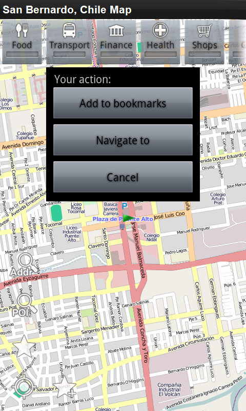 San Bernardo, Chile Offline Map: PLACE STARS:Amazon.com:Appstore for ...