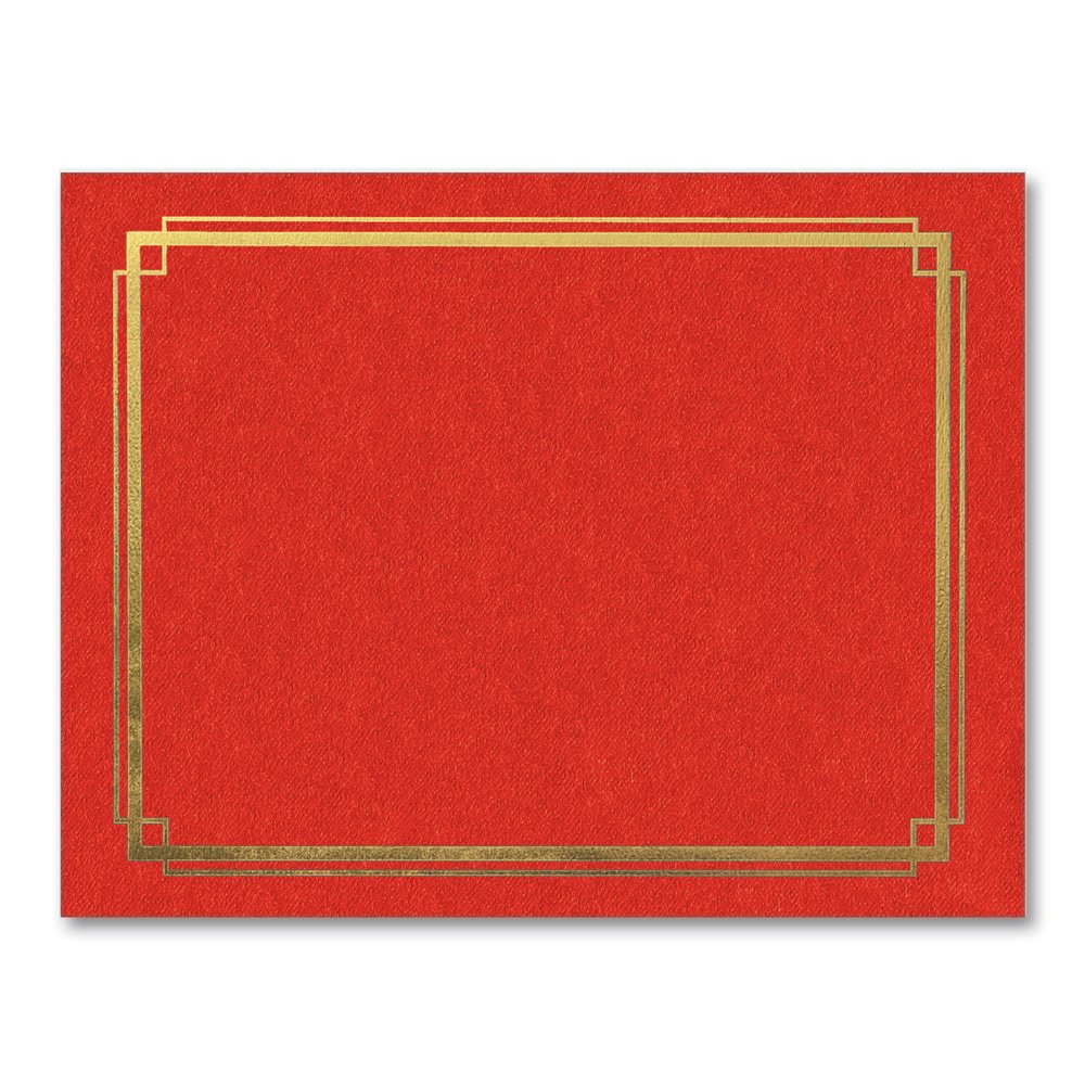 Red Diploma Border