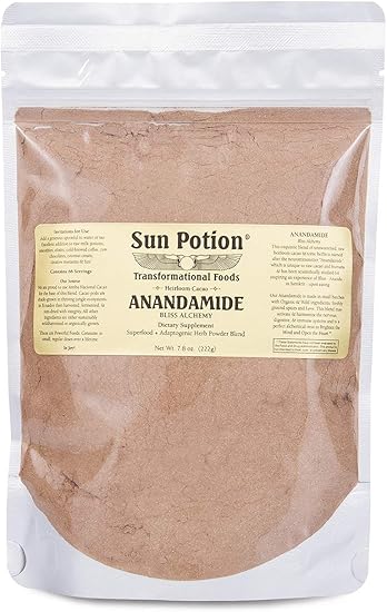 Amazon.com: Organic Anandamide 222g by Sun Potion - Raw Unsweetened ...