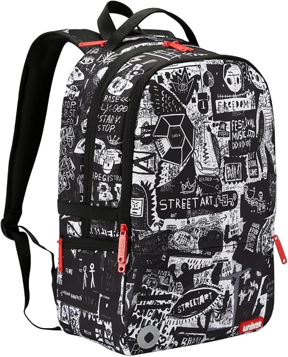 Amazon.com: UNIKER Graffiti Backpack, Designer Laptop Backpack for 15.6 ...