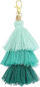 Amazon.com: uxcell Tri-Layered Tassels 6.7Inch Tassel Bag Charm ...